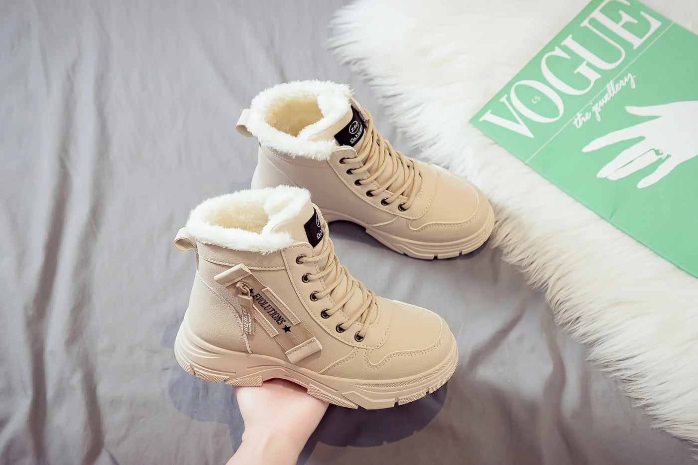 Nordic Lined Winter Boots – Evollura